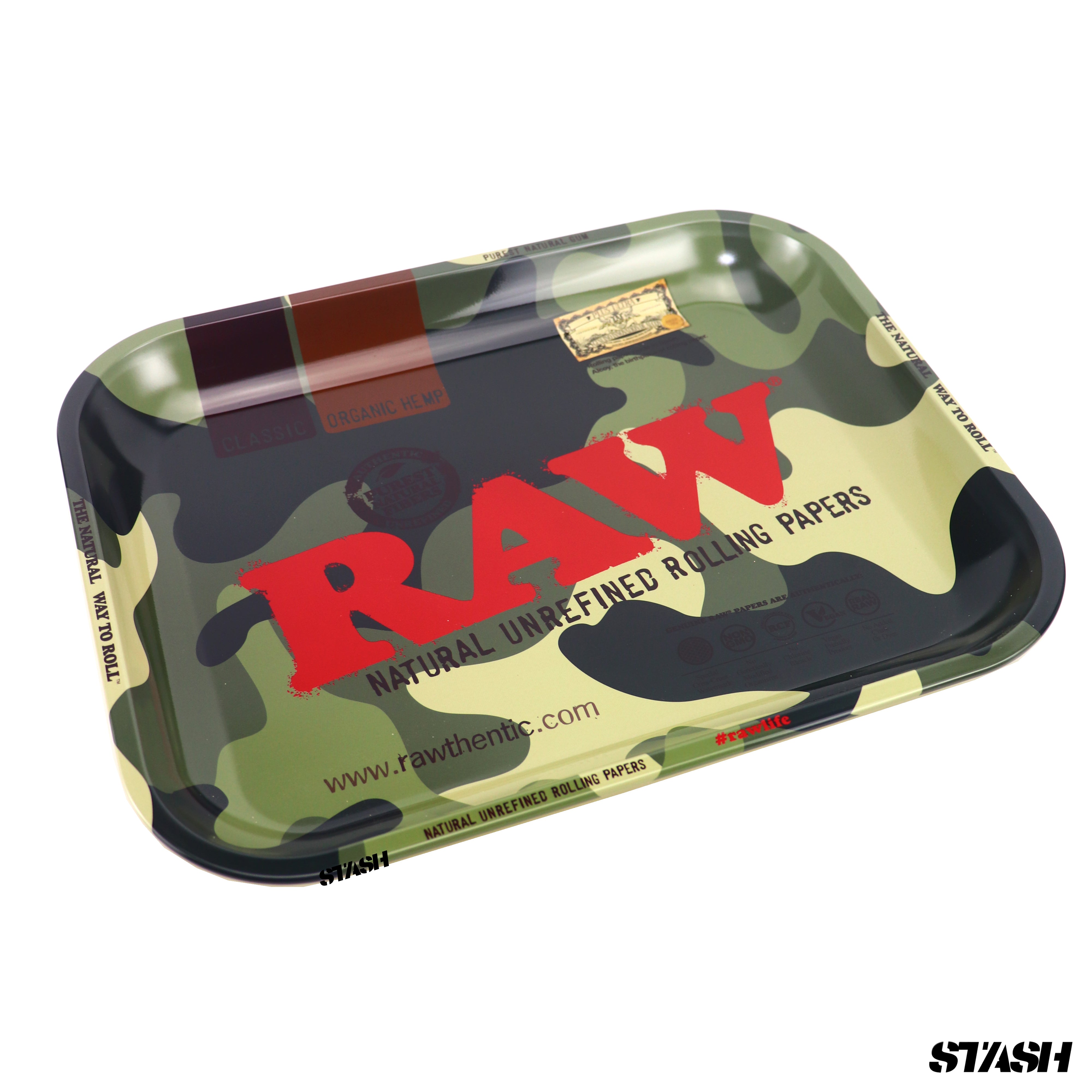 RAW Camo Rolling Tray – STASHPH