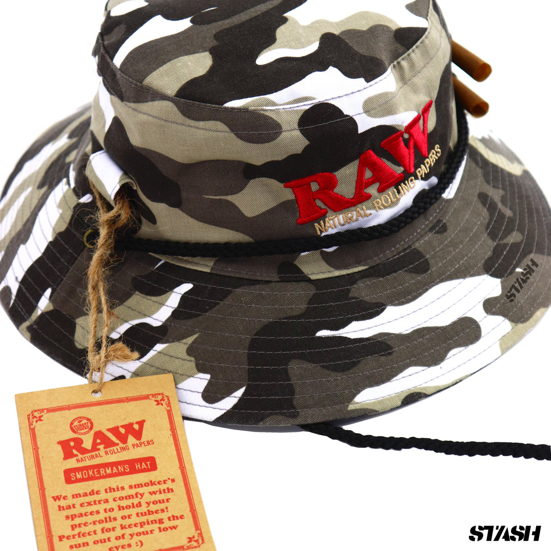 Raw Camo Bucket Hat – STASHPH